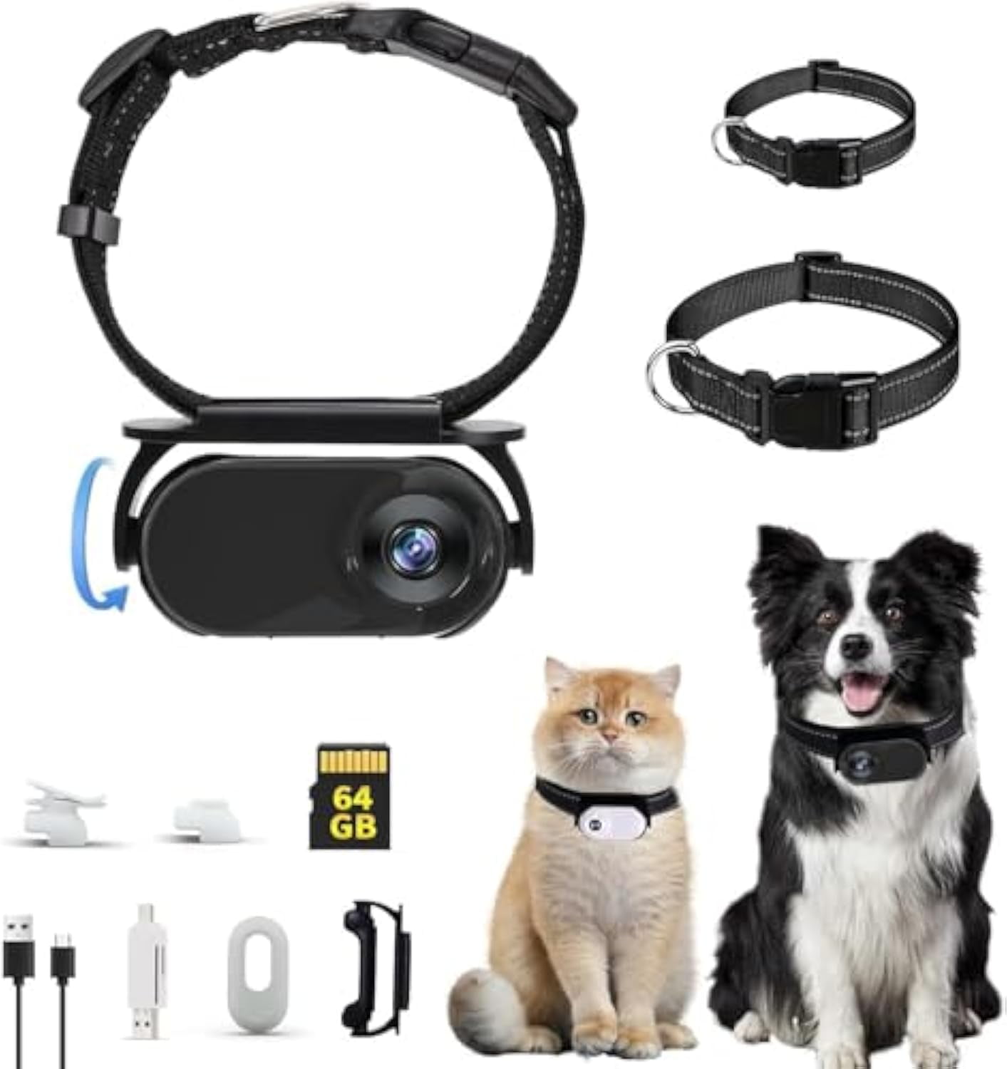 Catcam Pro, Cat Cam Pro, Cat Cam, Pet Action Camera for Cats & Dogs ...