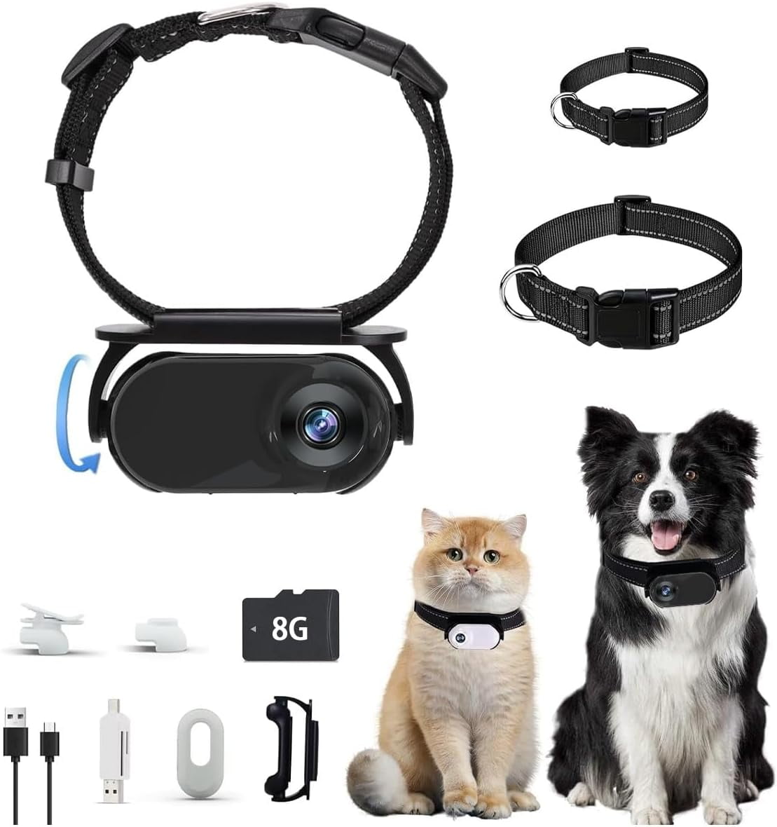 Catcam Pro, Cat Cam Pro Pet Collar Camera, Cat Camera Collar Pet Action ...