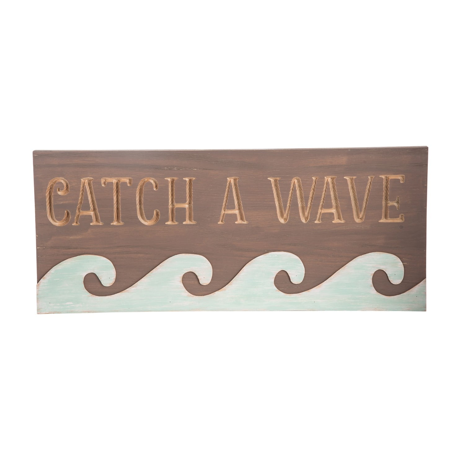 Catch A Wave Sign Wall Coastal Plaque Sign Wall Hanging Decor ...