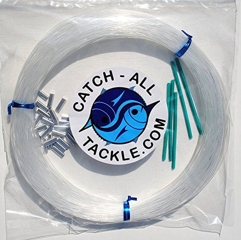 Catch All Tackle Monofilament Fishing Leader Kit 100yds 2.0mm-400lb ...