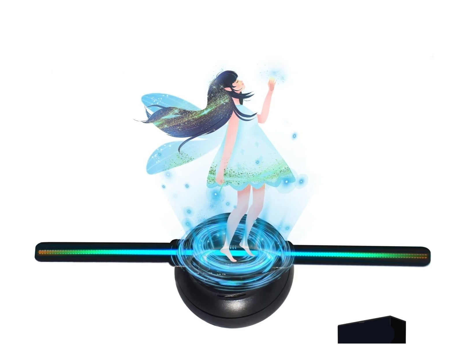 Catch Attention with 3D Hologram Fan HD, Flicker-Free Projection for ...
