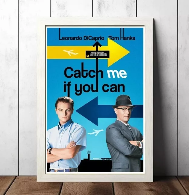 Catch Me If You Can Movie Film Cover Poster Printing, Classic Movie ...
