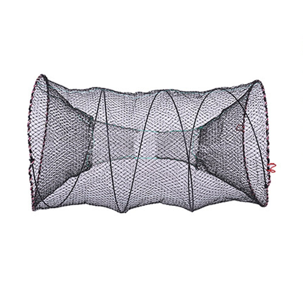 Catch More Fish and Shrimps with Foldable Stainless Steel Bracket Trap ...