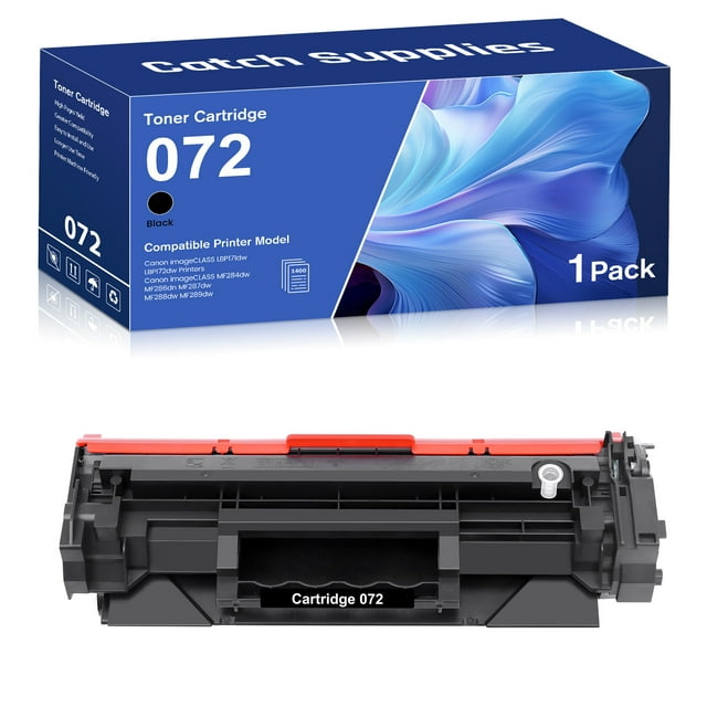 Catch Supplies 072 Toner Cartridge Replacement Compatible for Canon 072 ...