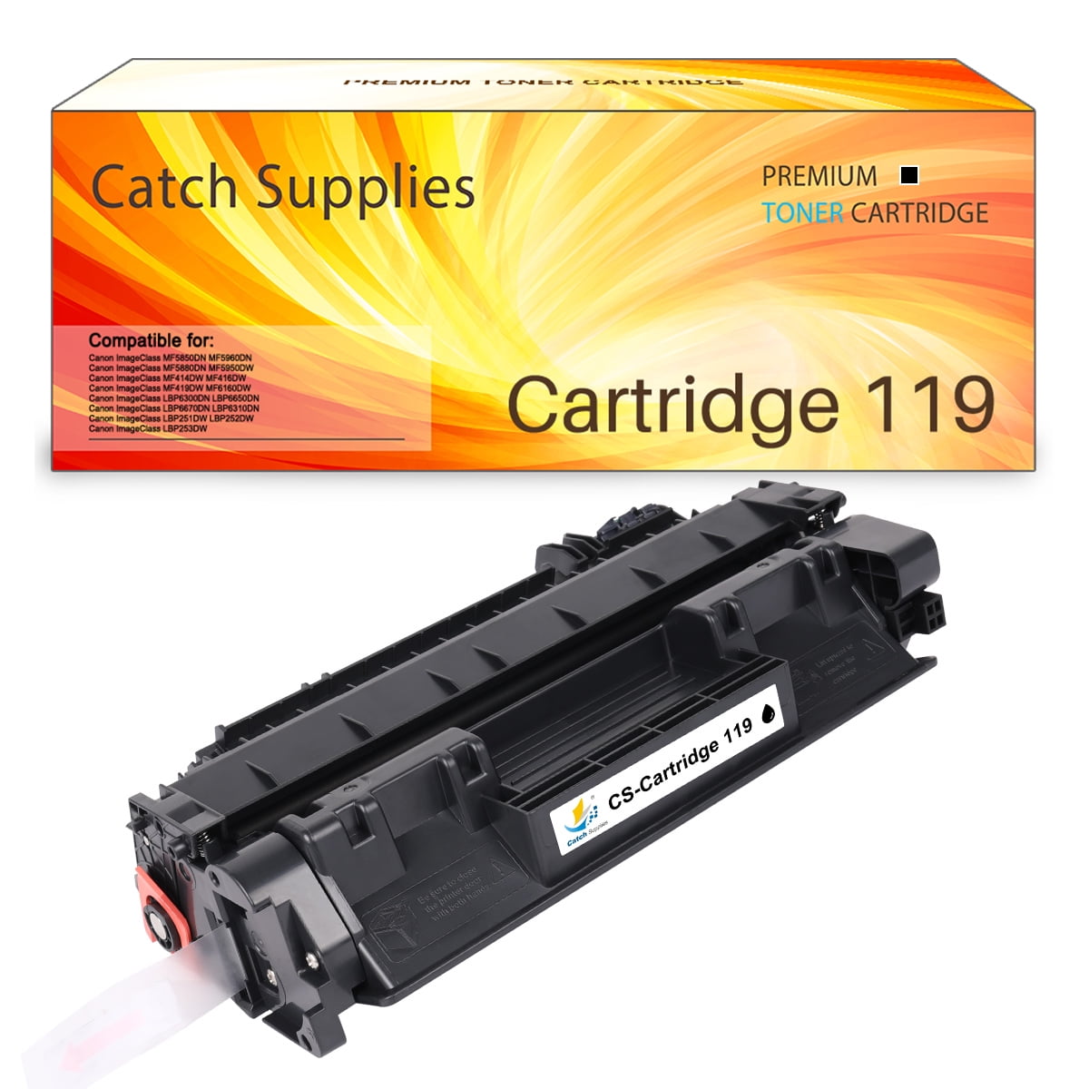 Catch Supplies 1-Pack Compatible Toner for Canon 119 ImageCLASS MF414dw ...