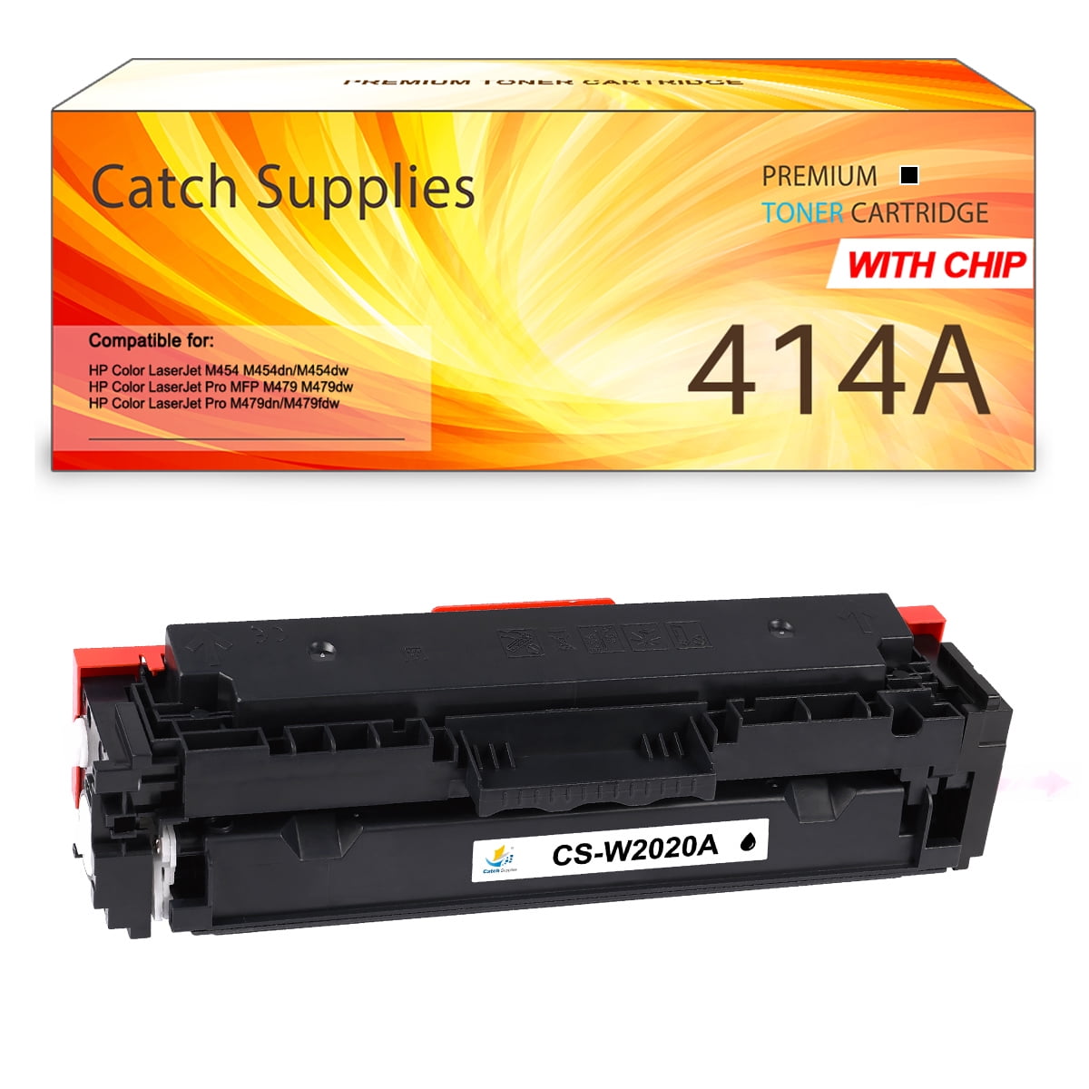 Catch Supplies 1-Pack (With Chip) Compatible for HP 414A W2020A toner ...