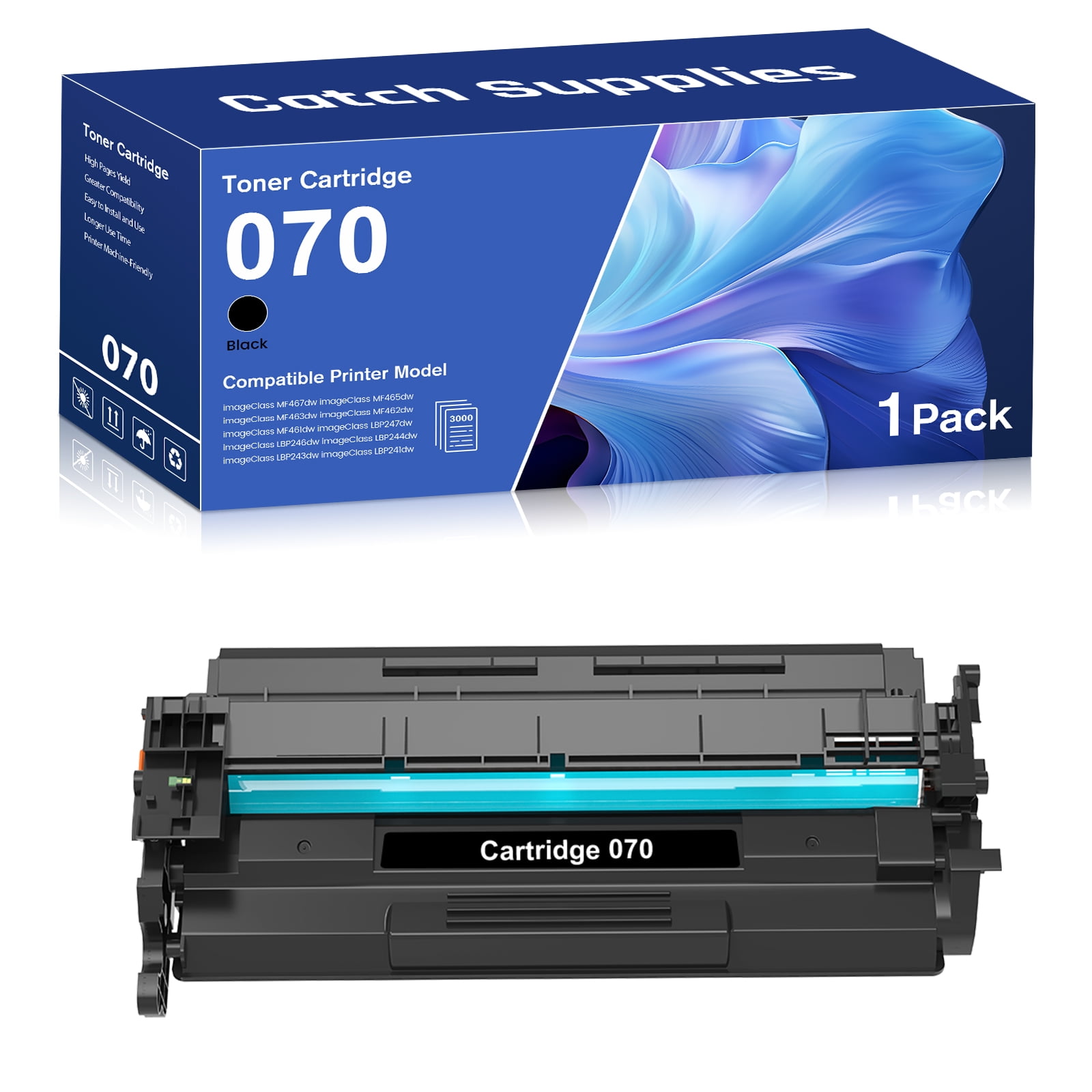 Catch Supplies Cartridge 070 Black Toner Cartridge for Canon cartridge ...