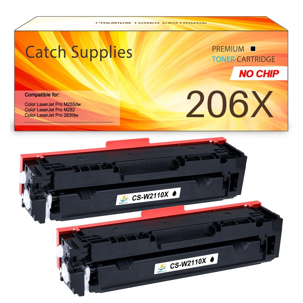 Catch Supplies (No Chip) Compatible Toner for HP 206X W2110X for HP ...