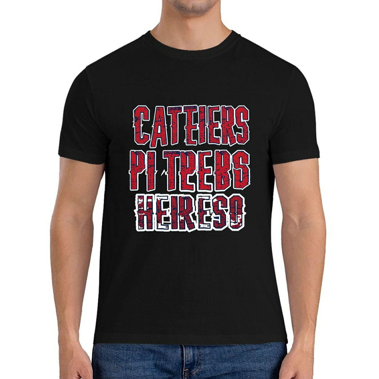 Catcher Because Pitchers Need Heroes Too Funny Baseball Retro Mens T ...