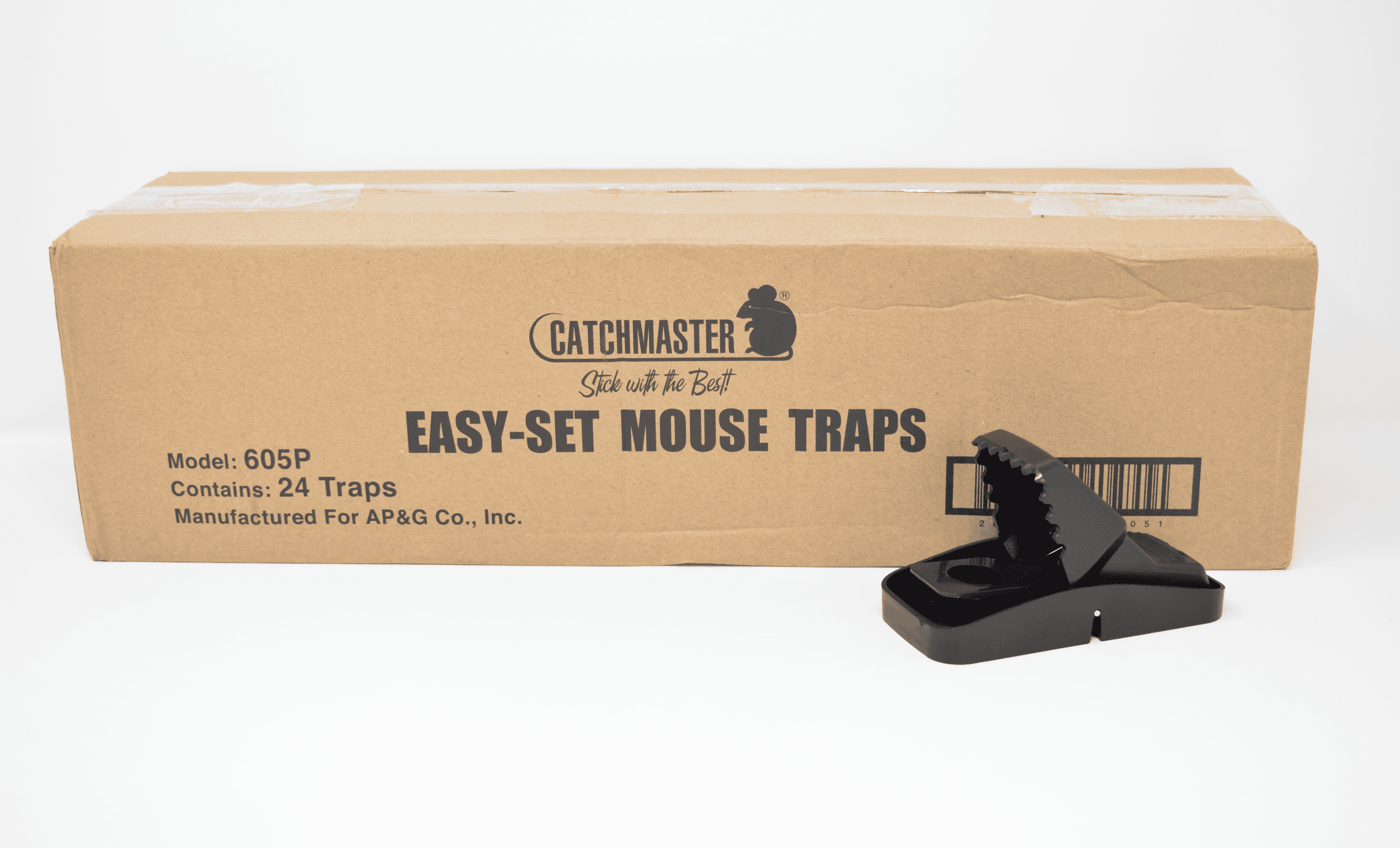 Catchmaster 605P Easy-Set Mouse Traps - Snap Traps for Mice - Case (24 Traps) by AP&G - Walmart.com