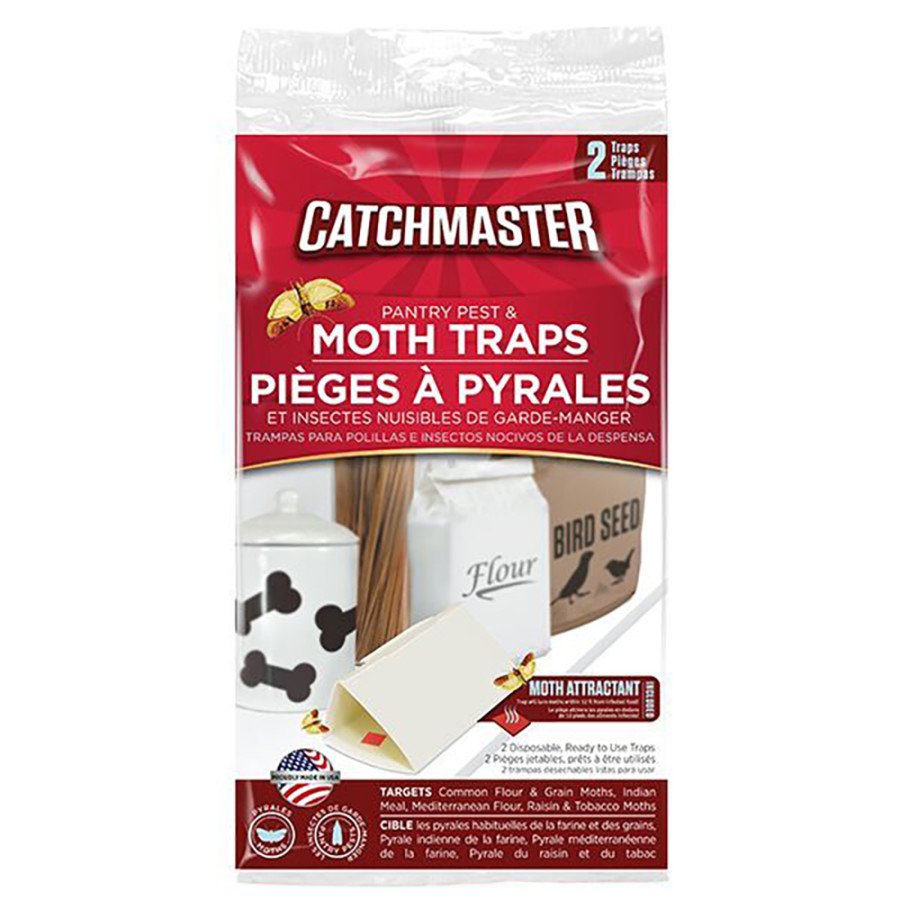 Catchmaster Moth Trap,8 1/2 in H,Bait Box,PK2 4XTZ9 - Walmart Business ...