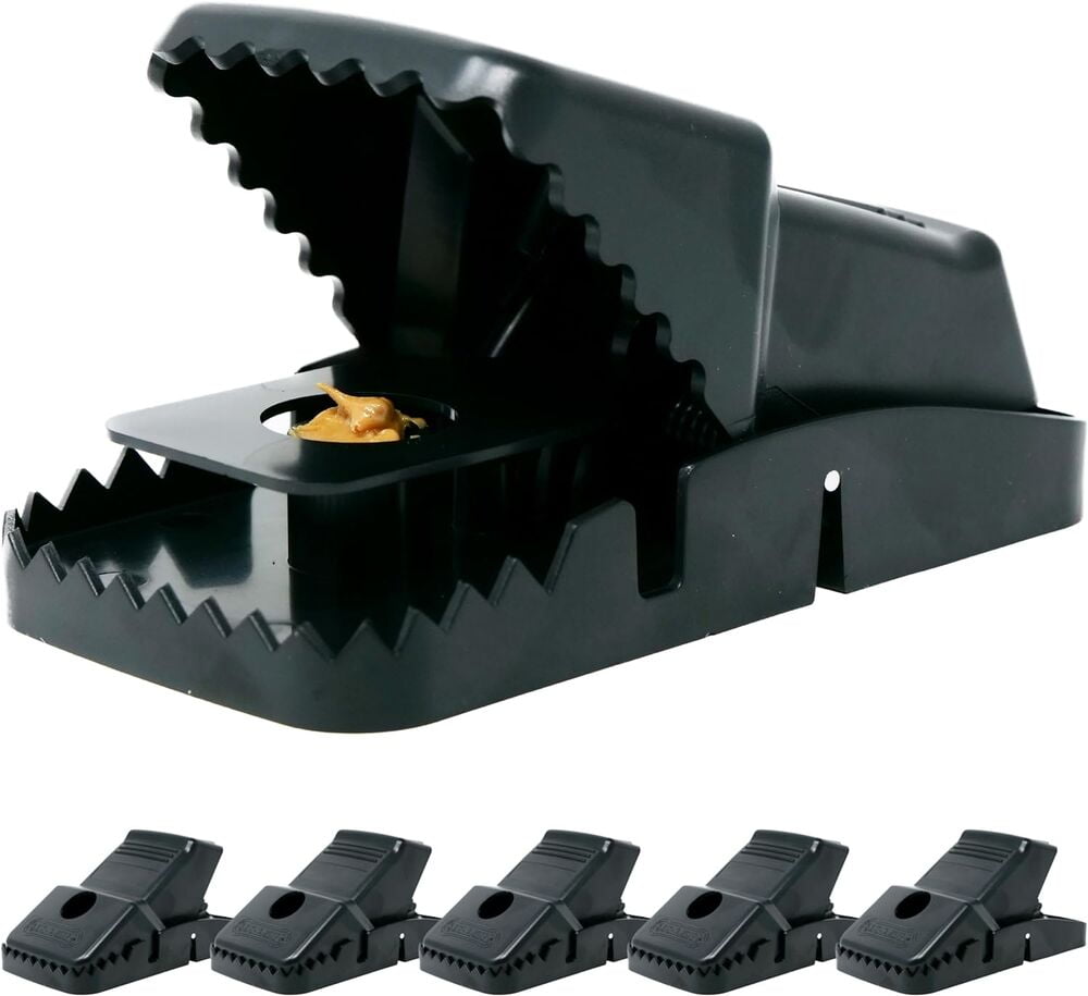 Catchmaster Rat, Mouse Jumbo Snapper Quick Set Trap - 6 Count - Walmart.com