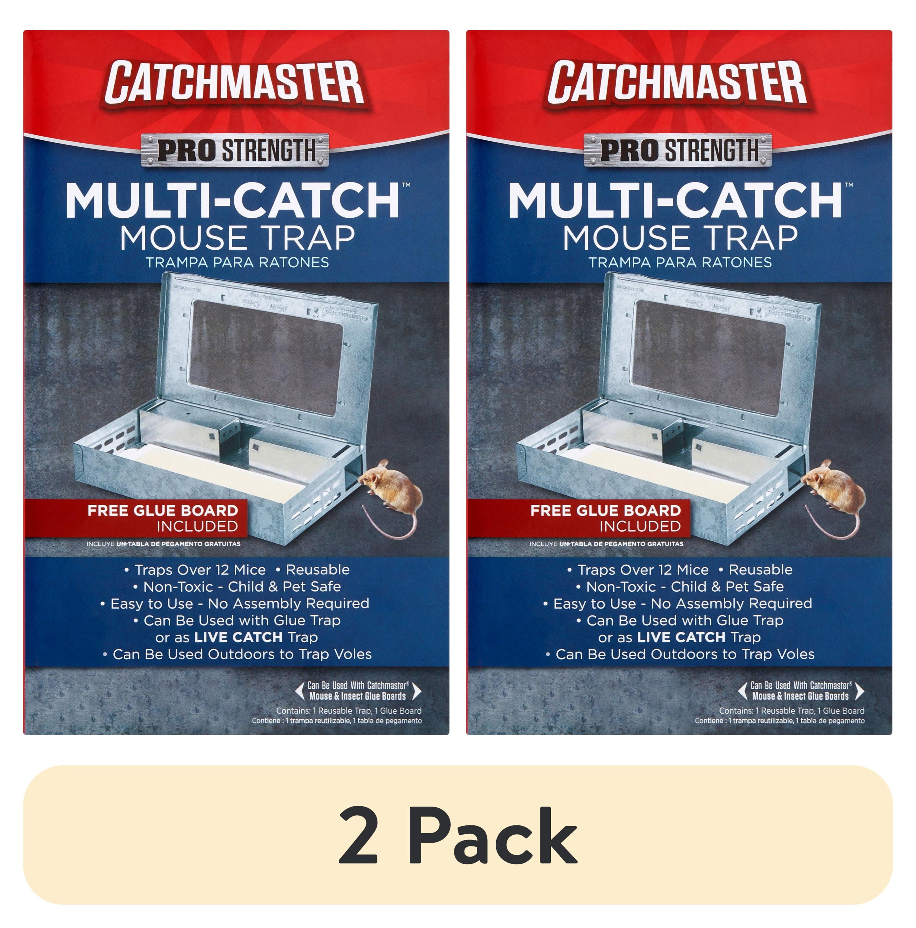 (2 pack) Catchmaster Reusable Solid Pro Series Multi-Catch Mouse Trap ...
