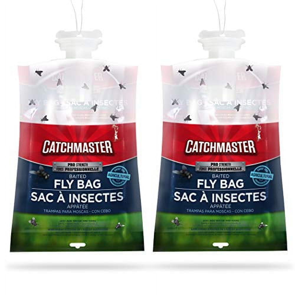 Catchmaster X-Large Outdoor Disposable Fly Bag Trap - Bulk Pack of 2 ...