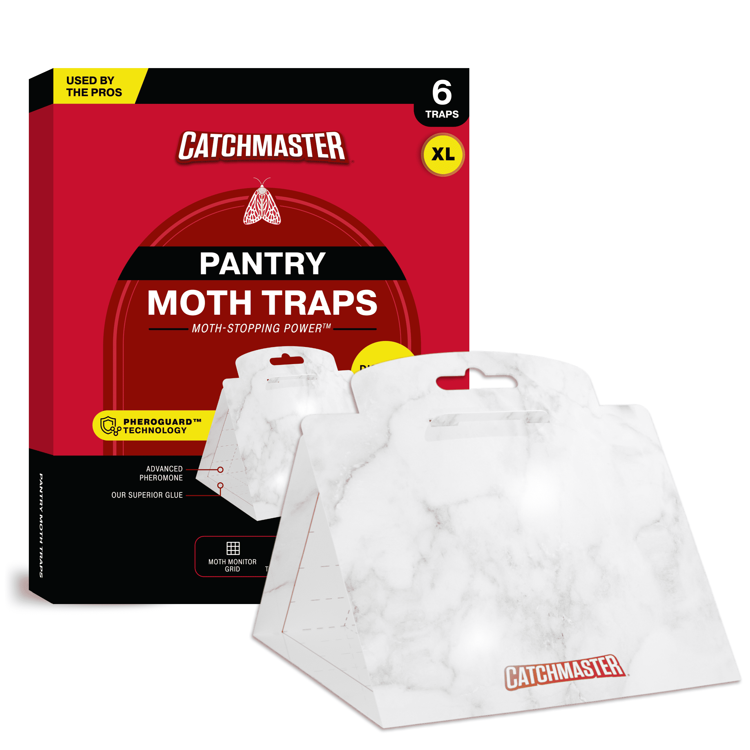 Catchmaster XL Pantry Moth Traps, Pheromone Technology, Odorless, 6PK ...