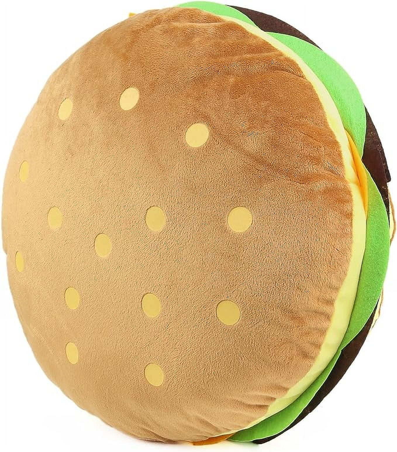 Catchstar Cheeseburger Plush Kids Hamburger Pillow: Stuffed Burger ...