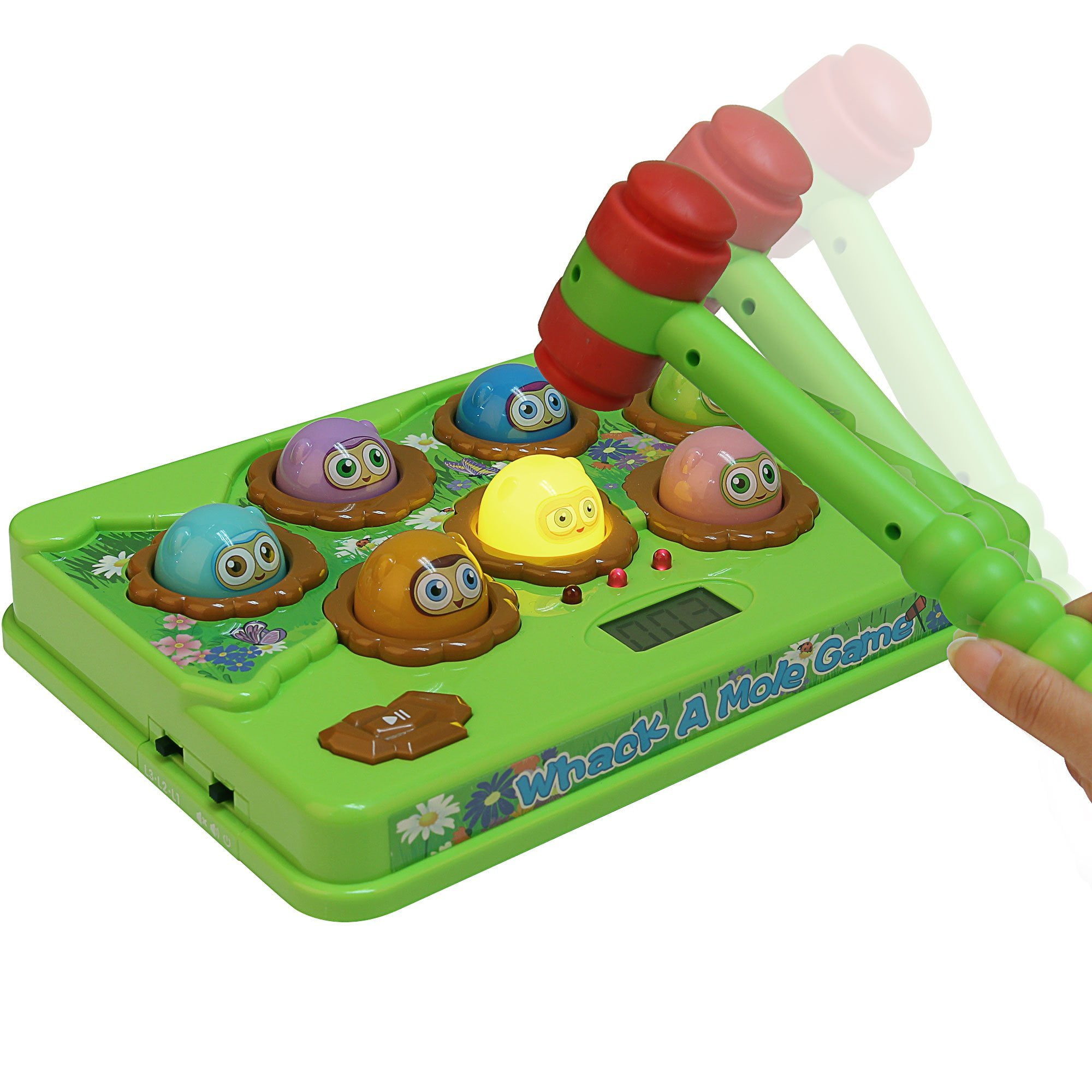 Catchstar Interactive Wack A Mole Toy, Giggle Reflex Speed Game for ...