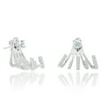 Cate & Chloe Angelina 18k White Gold Plated Silver Stud Earrings ...