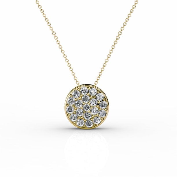 Cate & Chloe Nelly 18k Yellow Gold Plated Necklace with Swarovski ...