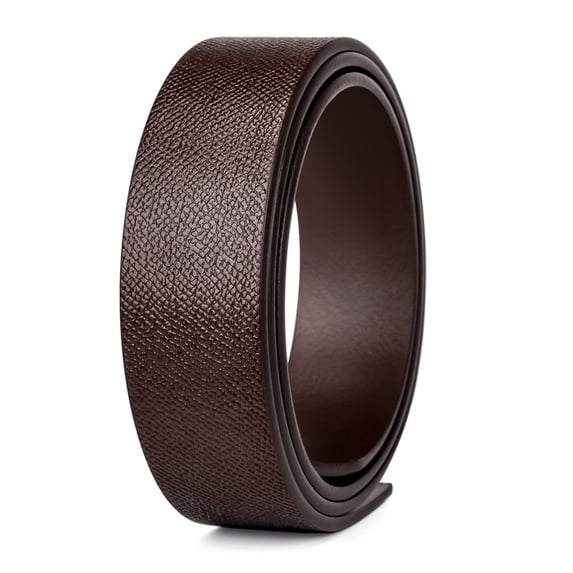 ‌Catelles Top-grain Brown Leather Belt for Men Automatic Buckle Design ...