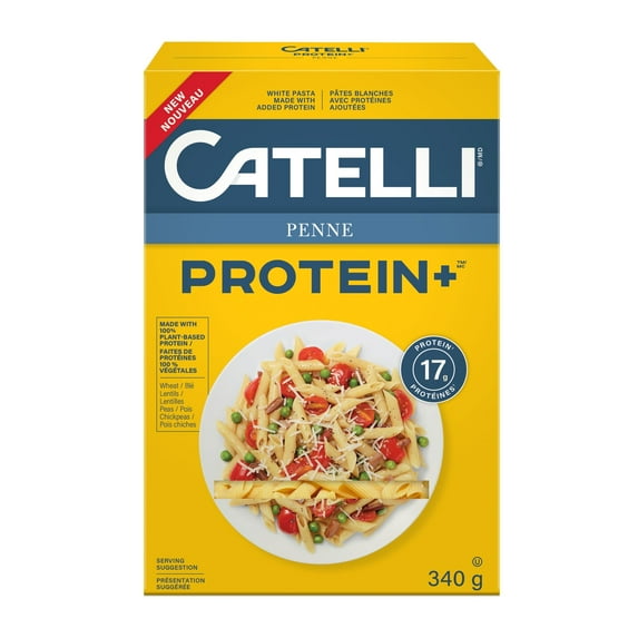 Catelli Protein+ Penne Pasta, 340g/12 oz - Walmart.com