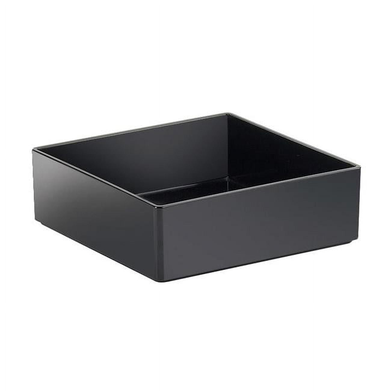 Cater Choice Melamine Box, Black - 10 x 10 x 3 in. - Walmart.com