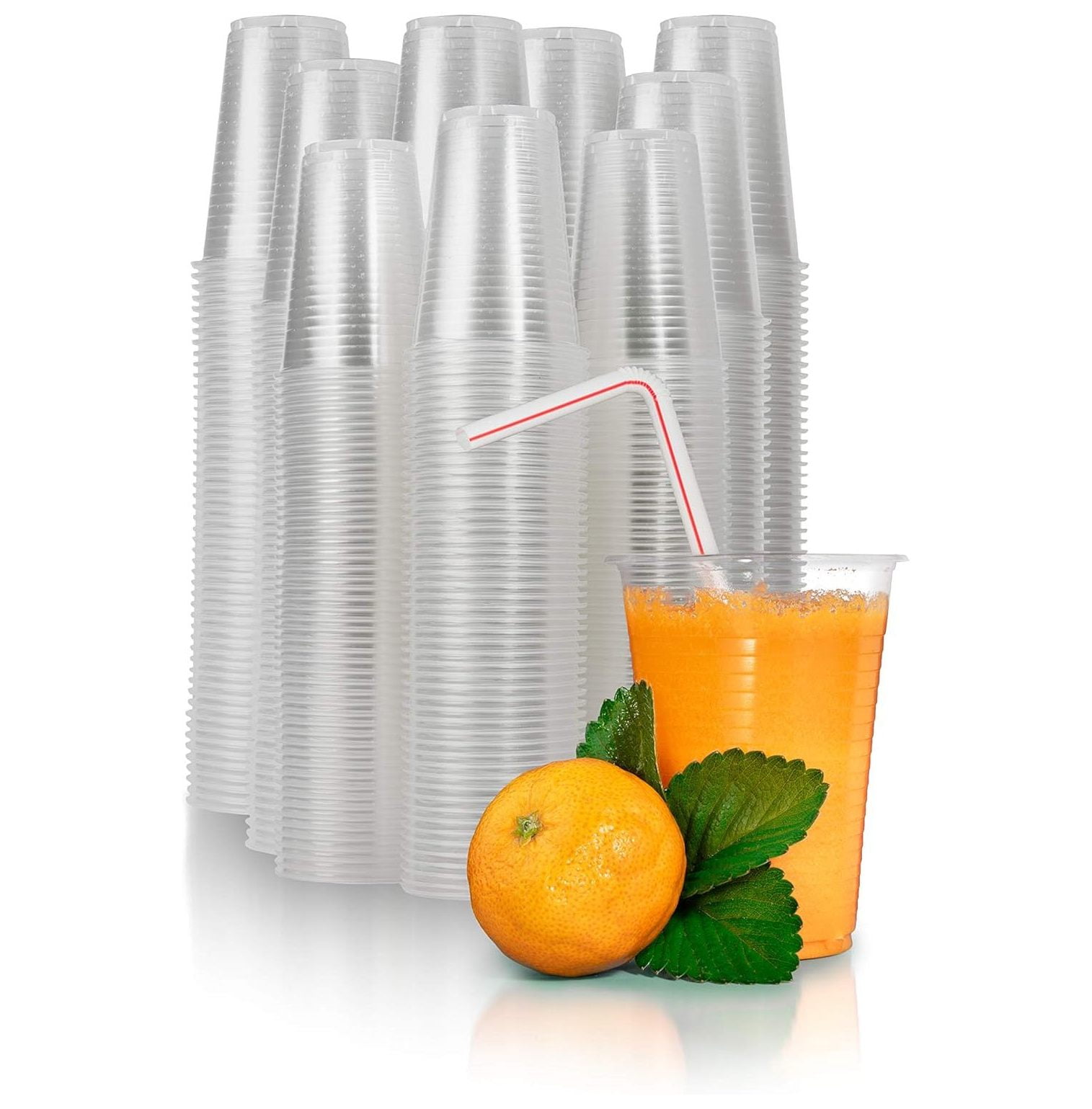 Catergoods 700 Count Bulk Pack - 7 oz Clear Plastic Cups - Transparent ...