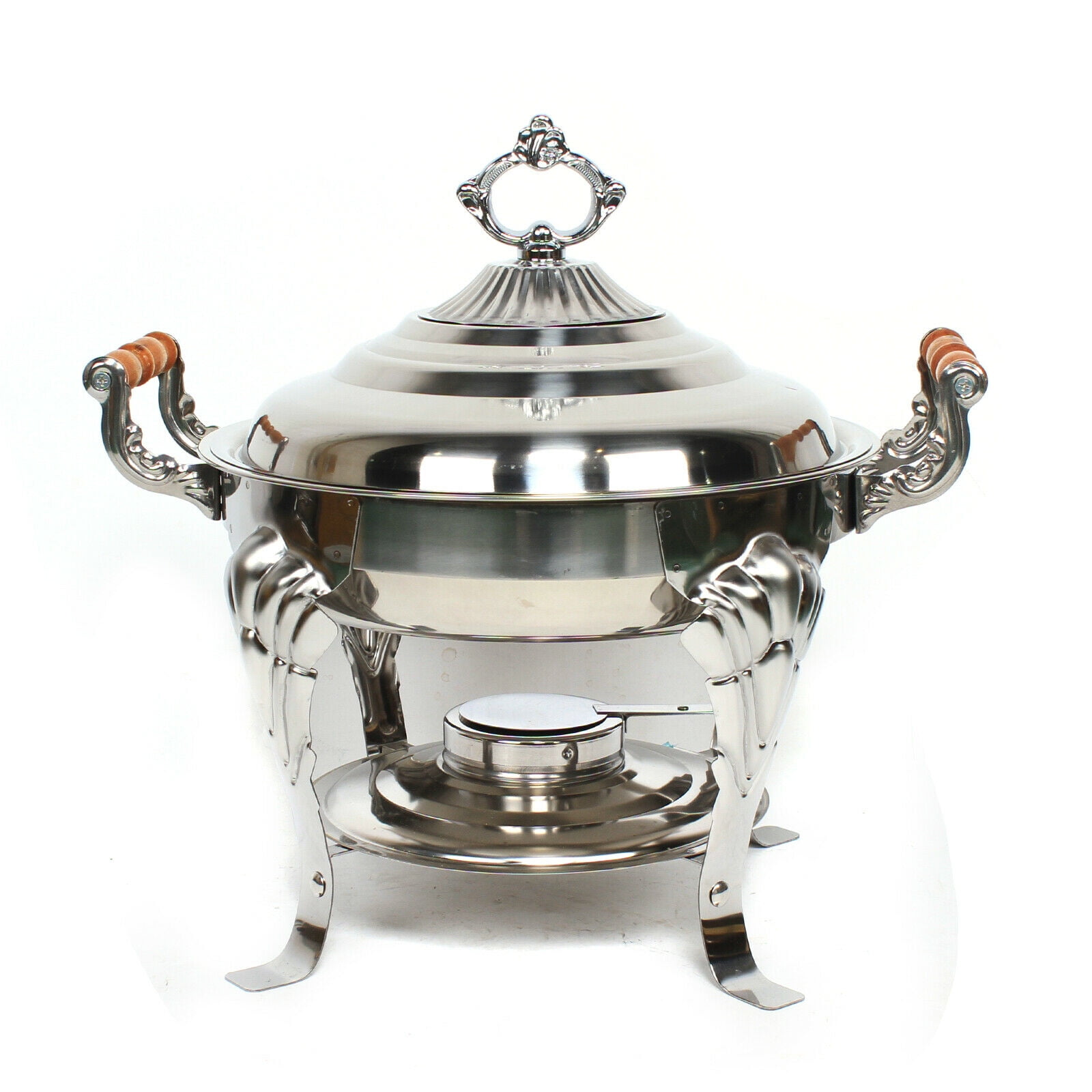 Catering Classic Stainless Steel Chafing Dish Half Round Buffet Chafer ...