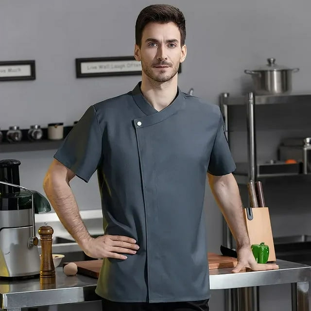 Catering Hotel Kitchen Work Clothes Men and Women Chef Work Clothes ...