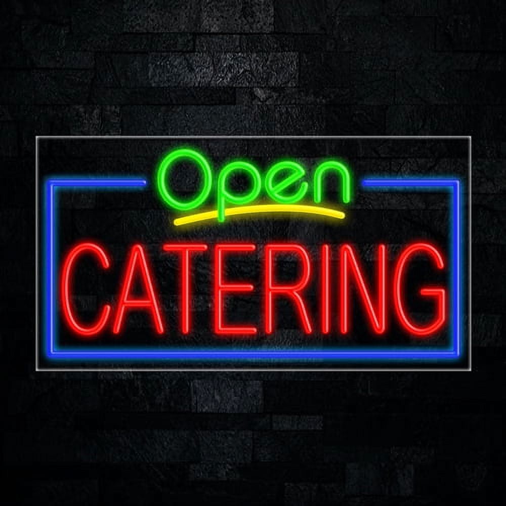 Catering LED Neon Sign 33"L x 18"H #35651 - Walmart.com