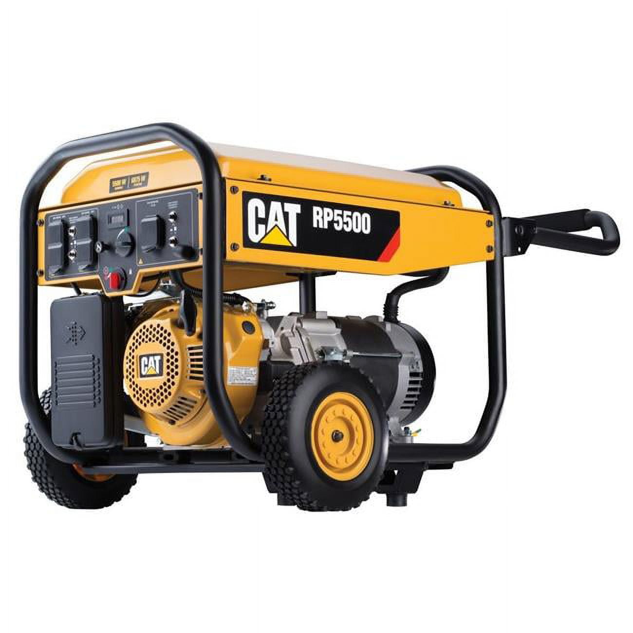 Caterpillar 5500W Running & 6875W Starting Gas Powered Portable ...