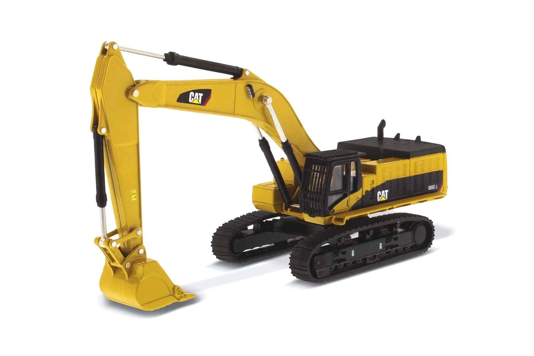 Caterpillar 385C L Hydraulic Excavator, Yellow/Black - Diecast Masters ...