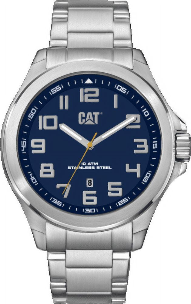 Caterpillar CAT Operator Men's Watch Silver/Blue PU.241.11.616 ...