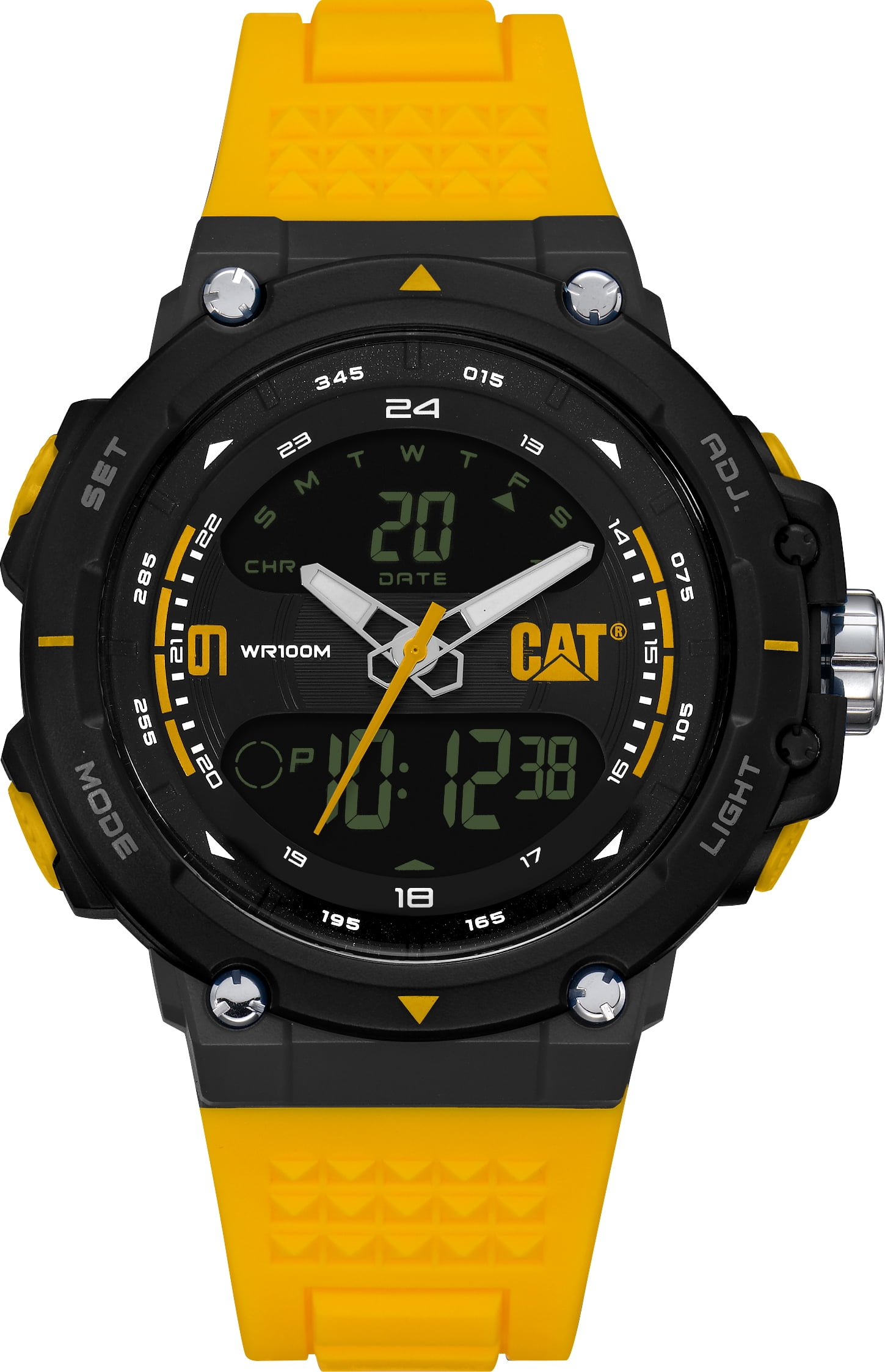 Caterpillar CAT Watch ANA-Digit X (Yellow) - Walmart.com