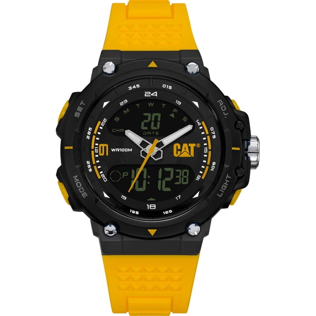 Caterpillar CAT Watch ANA-Digit X (Yellow) - Walmart Business Supplies