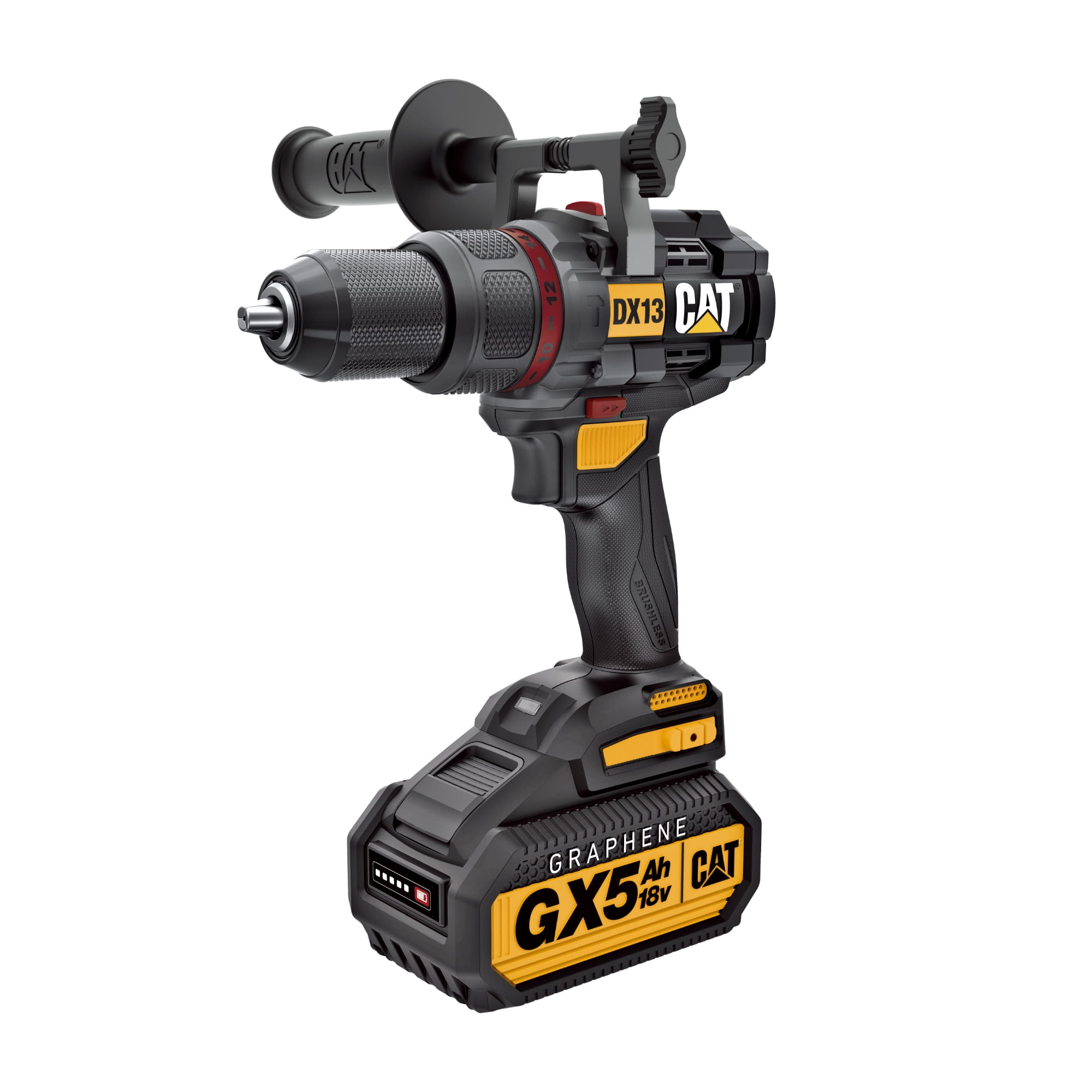 Caterpillar Cat® DX13 18V 1 FOR ALL ½” Cordless Hammer Drill with ...