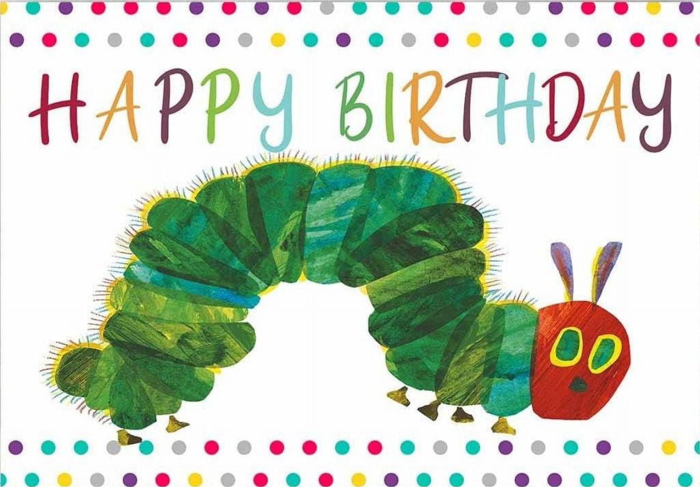 Caterpillar Custom Birthday Backdrop Background Flowers Photography ...