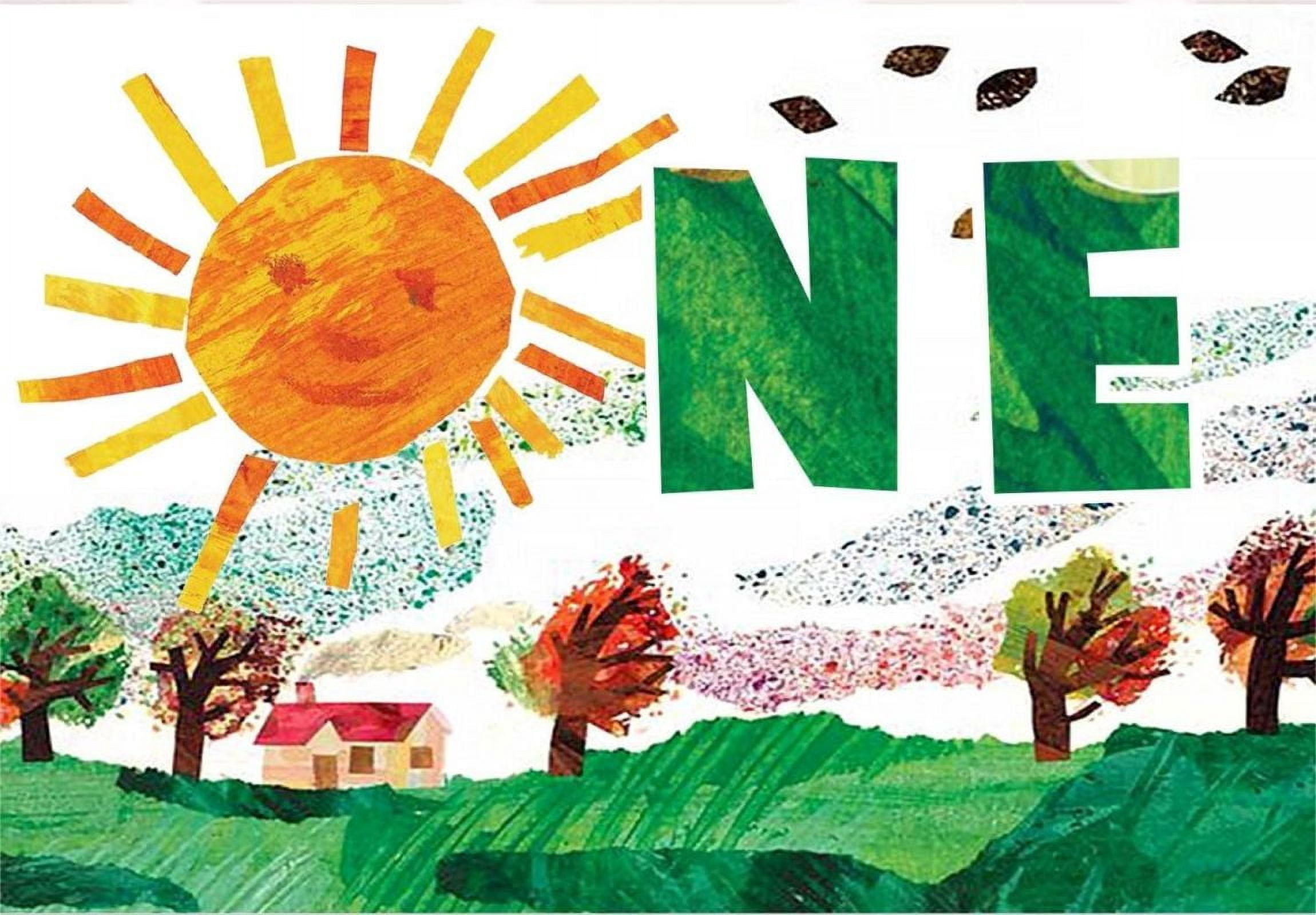 Caterpillar Custom Birthday Backdrop Background Flowers Photography ...