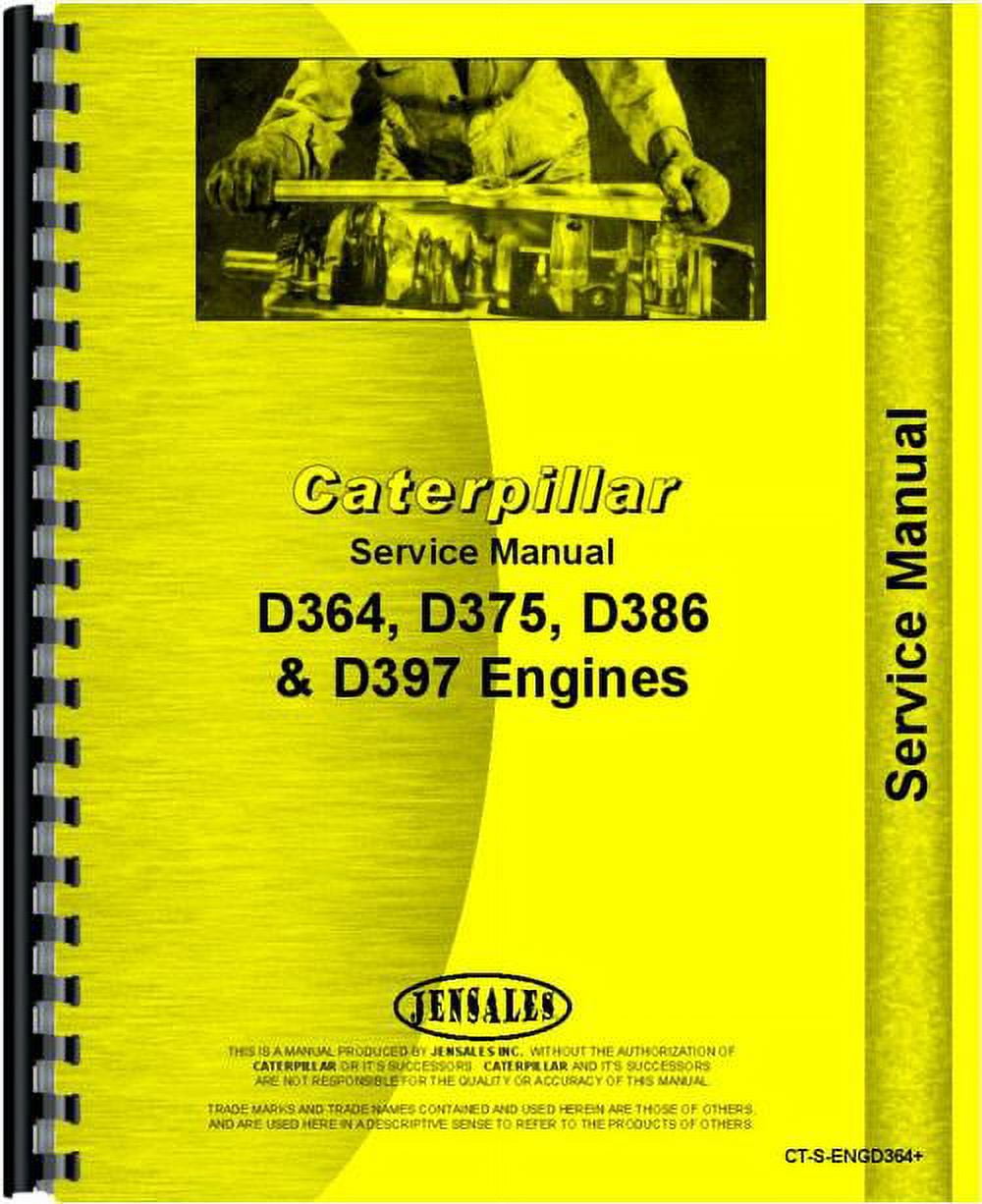 Caterpillar D375 Engine Service Manual - Walmart.com
