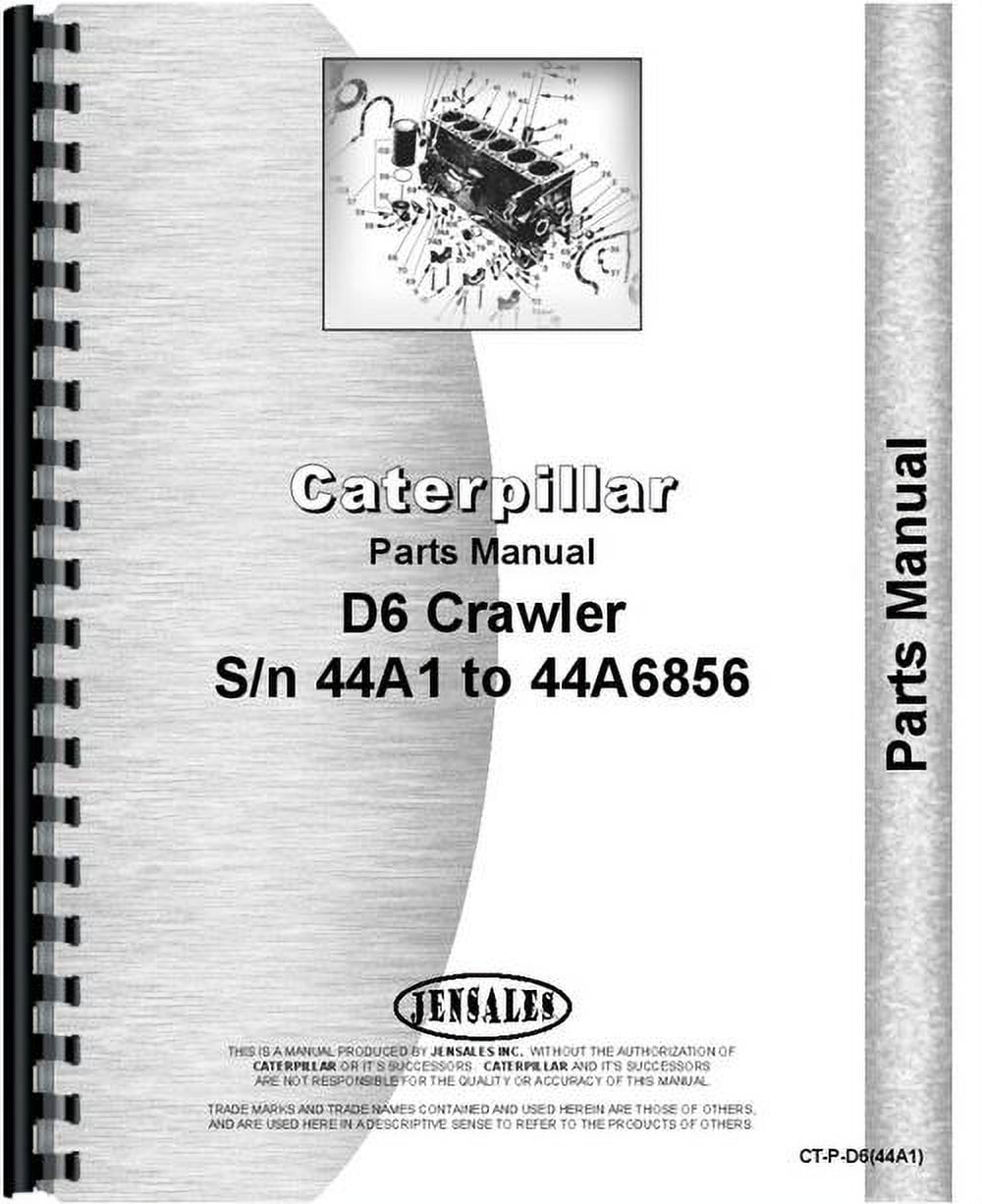 Caterpillar D6B Crawler Parts Manual - Walmart.com
