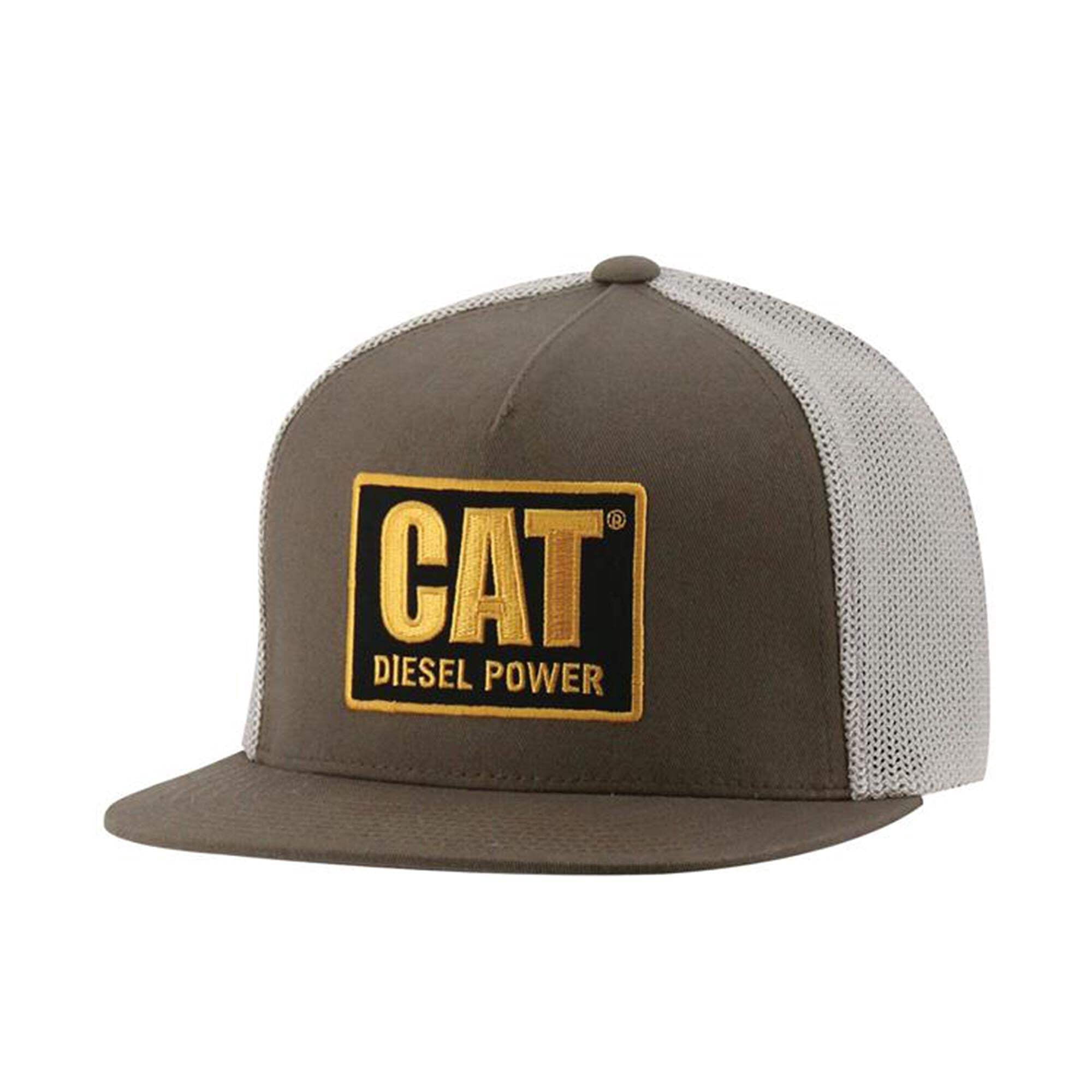 Caterpillar Diesel Power Flat Bill Cap Dark Earth - Walmart.com