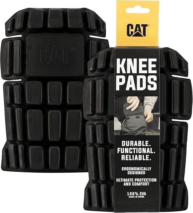 Caterpillar Workwear Knee Pads Insertable EVA Foam 2-Pack One Size Fits ...