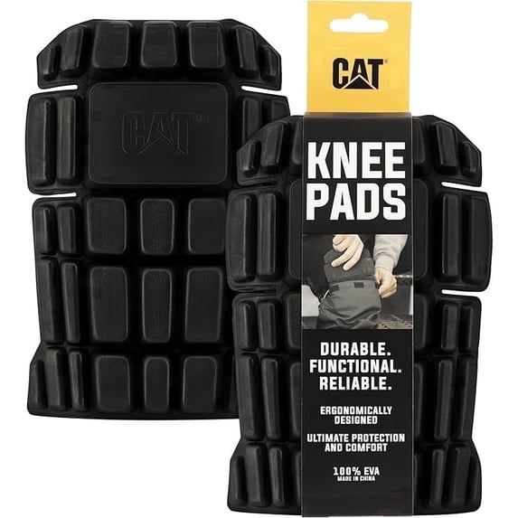 Caterpillar Workwear Knee Pads Insertable EVA Foam 2-Pack One Size Fits ...