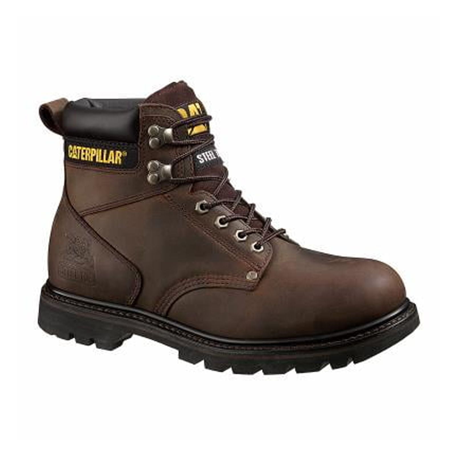 CAT Second Shift Steel Toe Work Boot, Durable Nubuck Leather, Slip ...