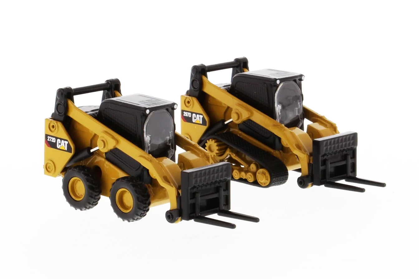 Caterpillar Skid Steer Loader & Cat Compact Track Loader, Yellow ...