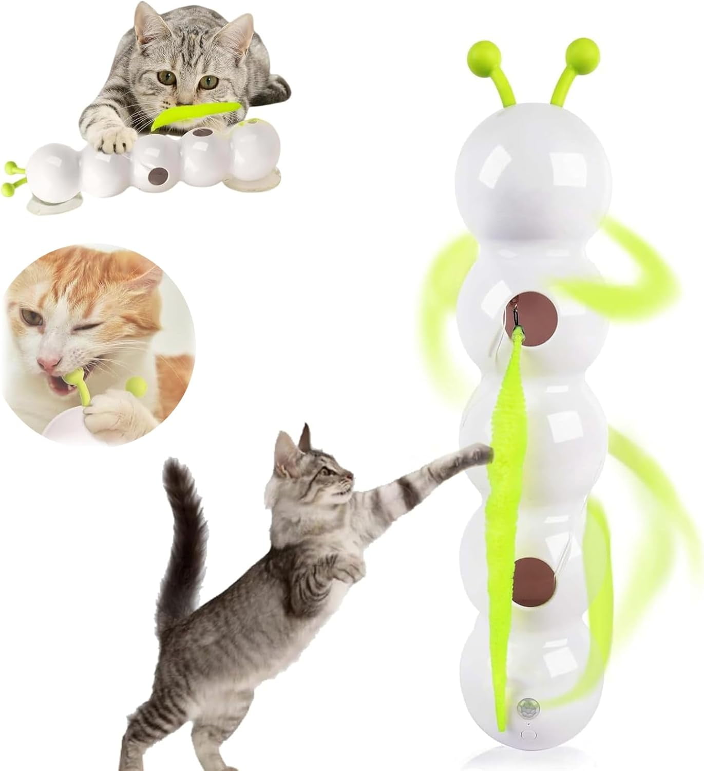 Caterpillar Smart Cat Toy – Interactive Caterpillar Cat Toy for Indoor ...