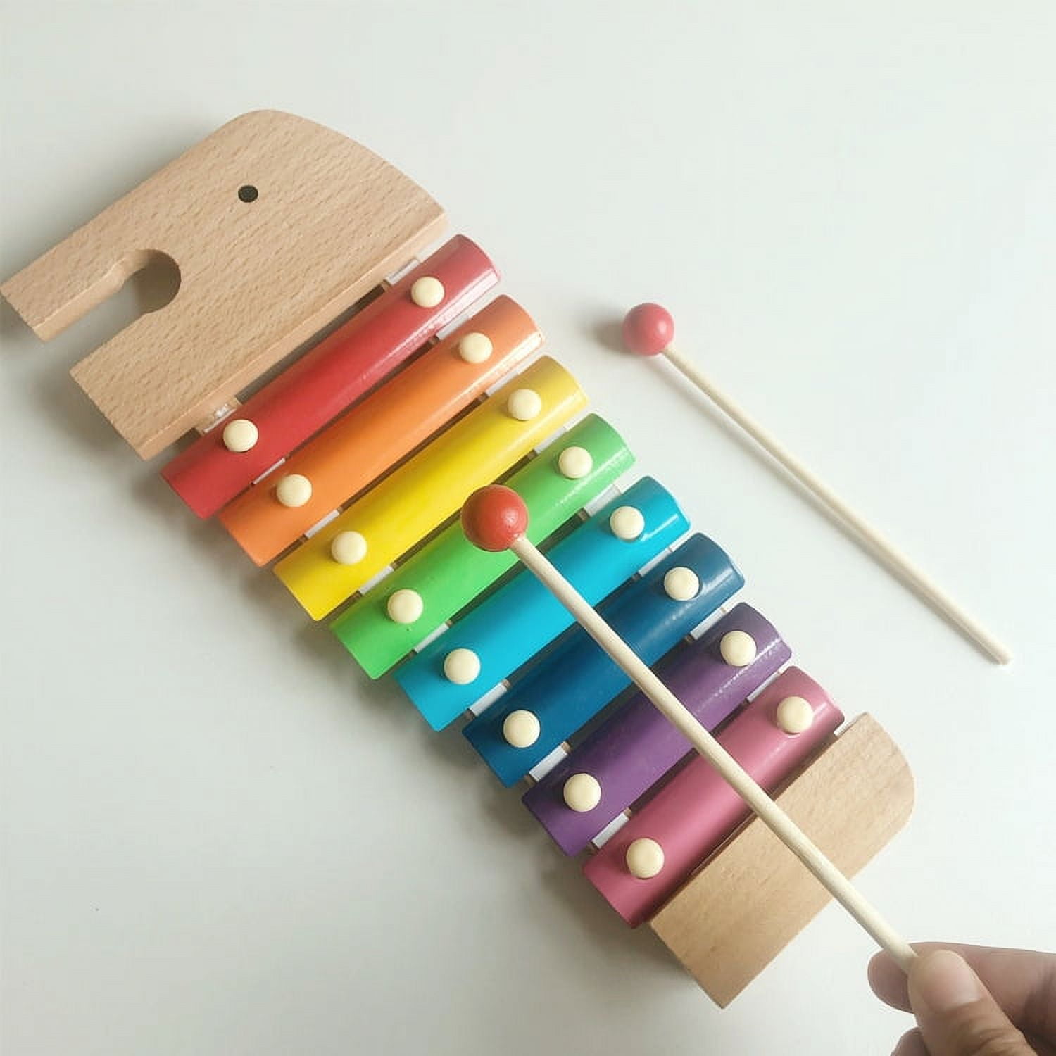 Caterpillar Xylophone Musical Toy With Wooden Mallets For Toddlers ...