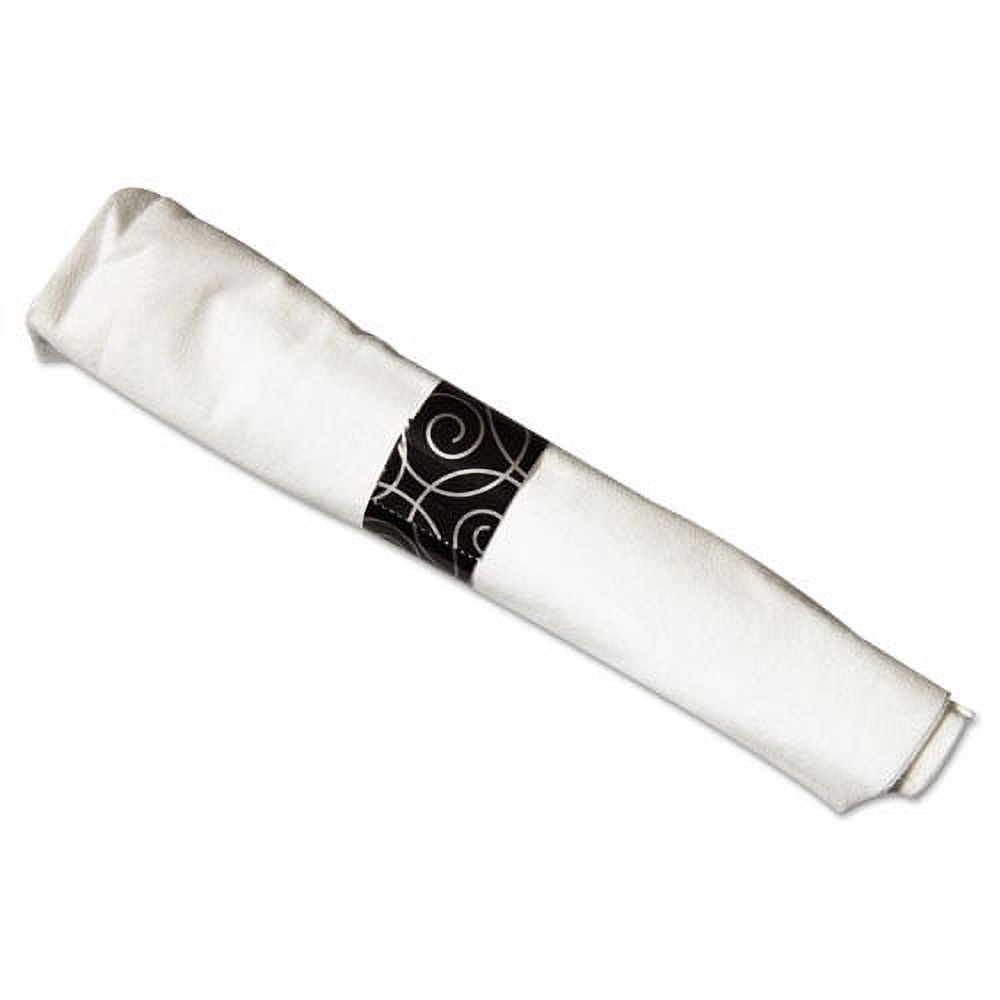 Caterwrap Heavyweight Cutlery Combo, Fork/spoon/knife/napkin, Black ...