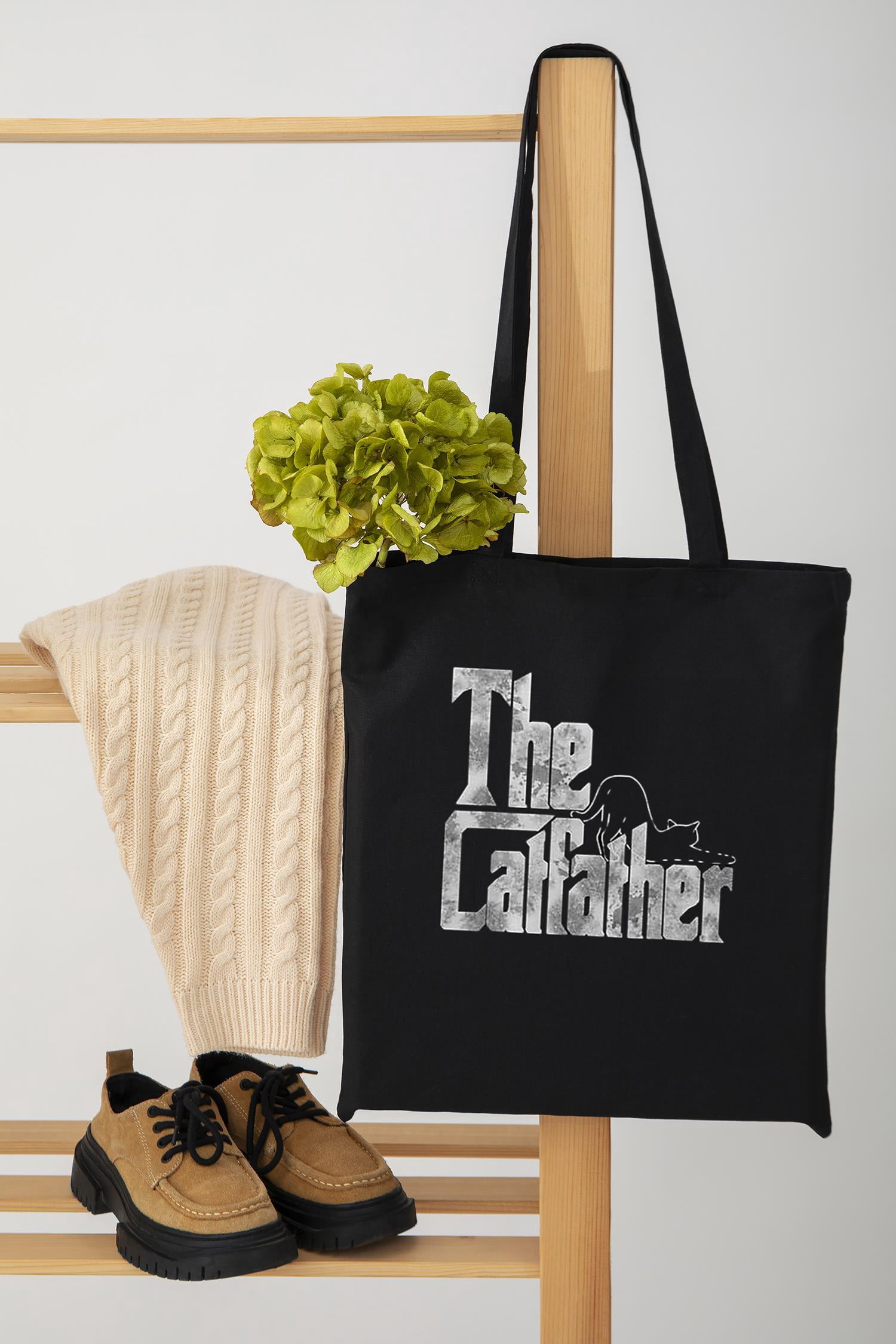 Catfather Black Cat Father Mafia Whiskers Funny Male Daddy Feline Mob ...