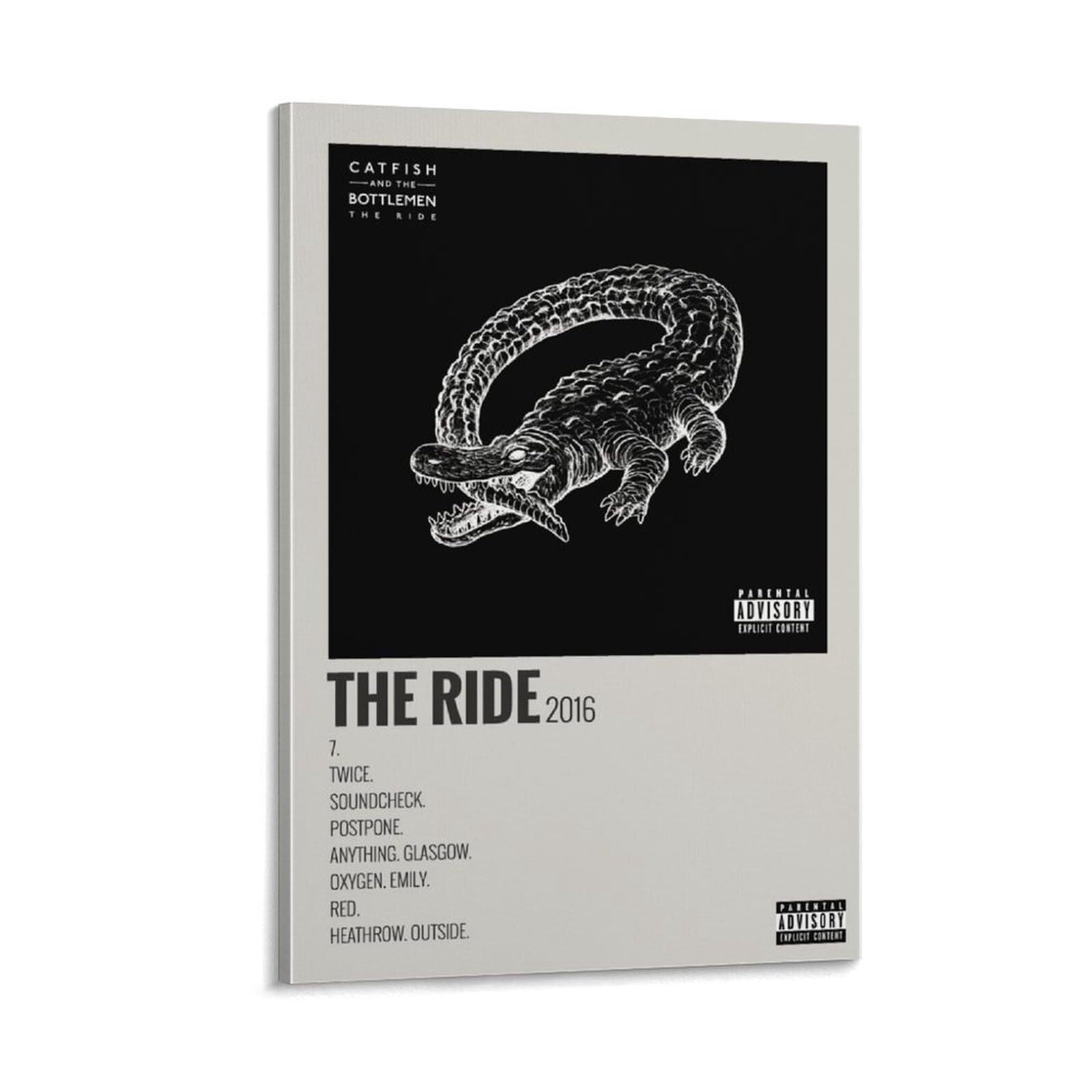 Catfish And The Bottlemen, The Ride Album Cover Canvas Poster Print ...